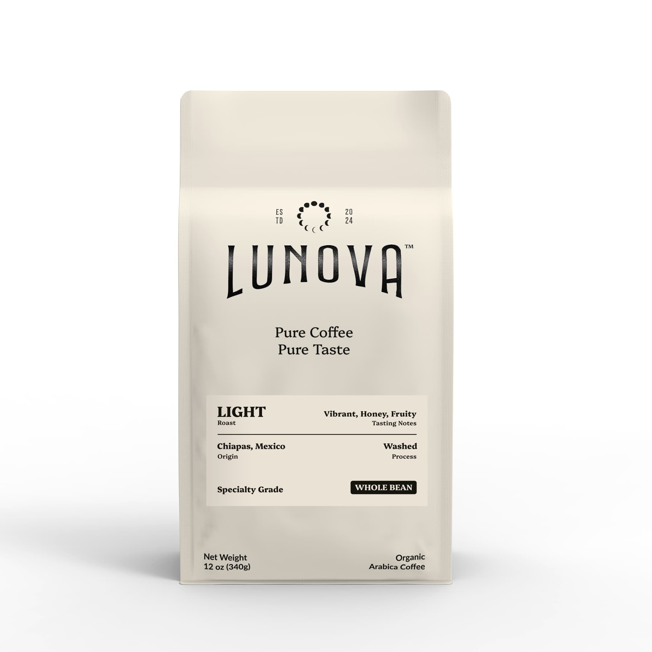 Lunova Coffee Light Roast | Organic, Mold-Free and Exceptional Flavor